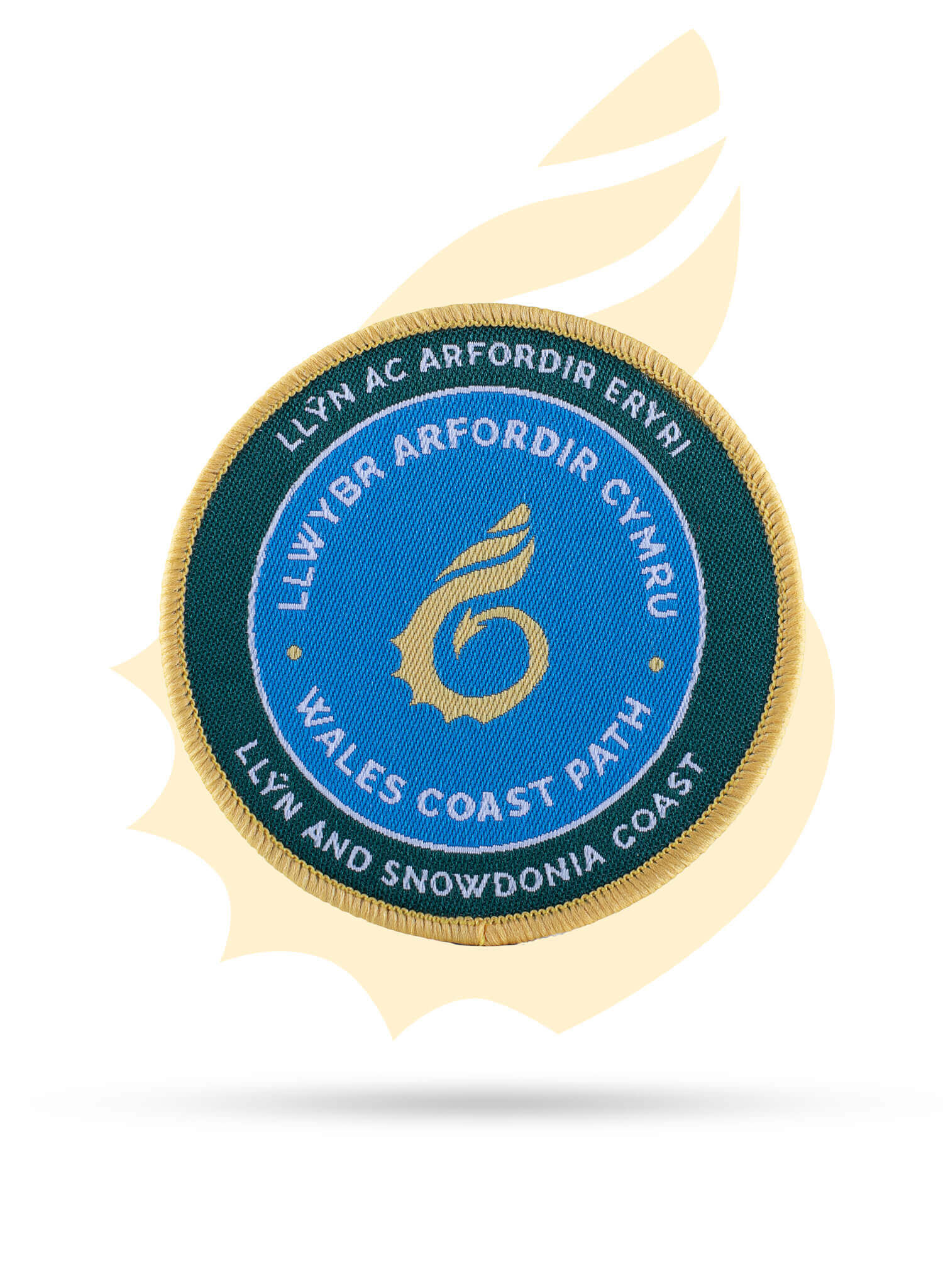 Llŷn and Snowdonia Coast Woven Badge – Wales Coast Path Shop